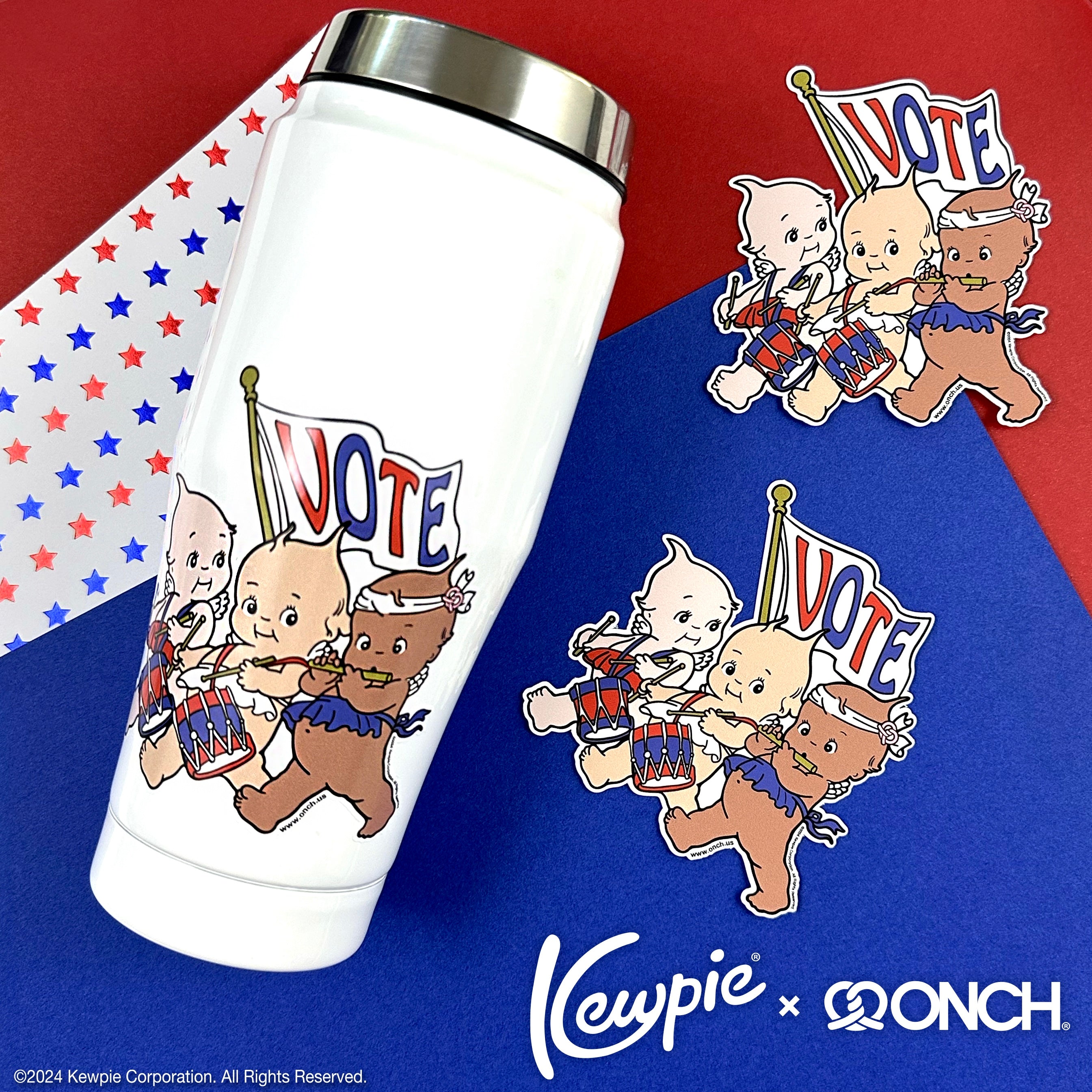 Kewpie x ONCH VOTE Vinyl sticker – ONCH LLC